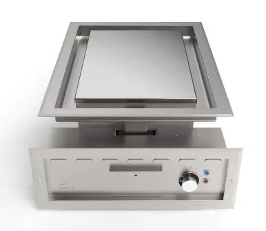 Płyta solid top/ elektryczna/ plancha/ drop in/ 495x495 h Mirror ME40DI ...